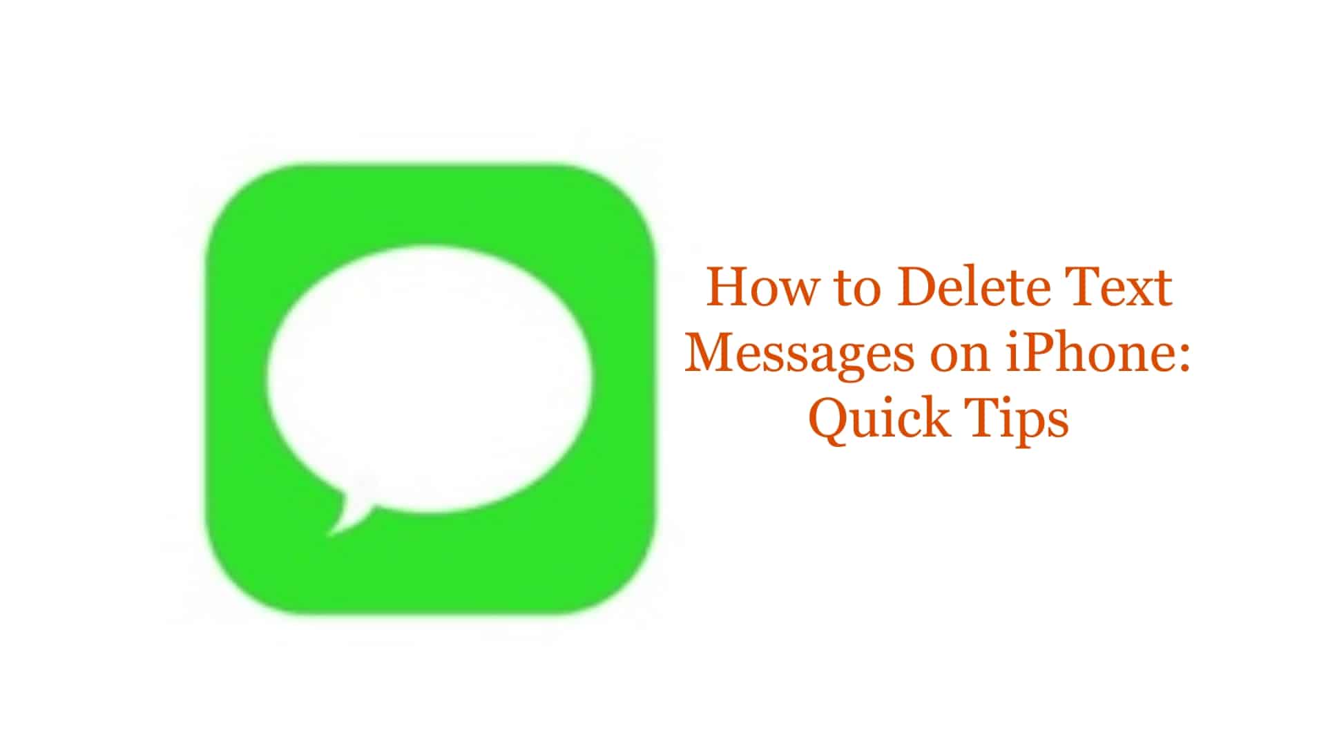 Delete text messages TheCellGuide