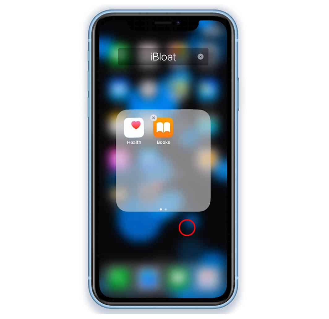 Iphone Xr Tap Outside Folder Thecellguide