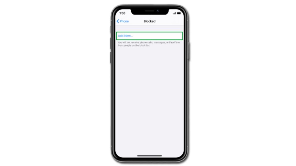 How To Block A Number IPhone X