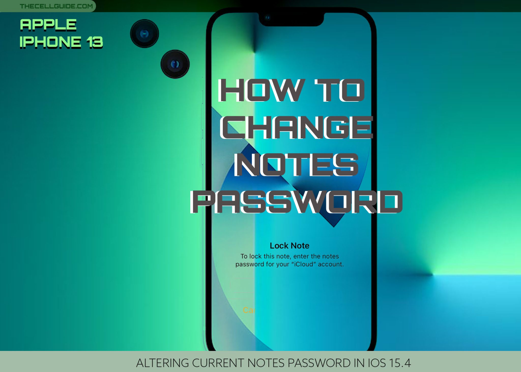 How To Change Notes Password On IPhone 13 iOS 15 4 