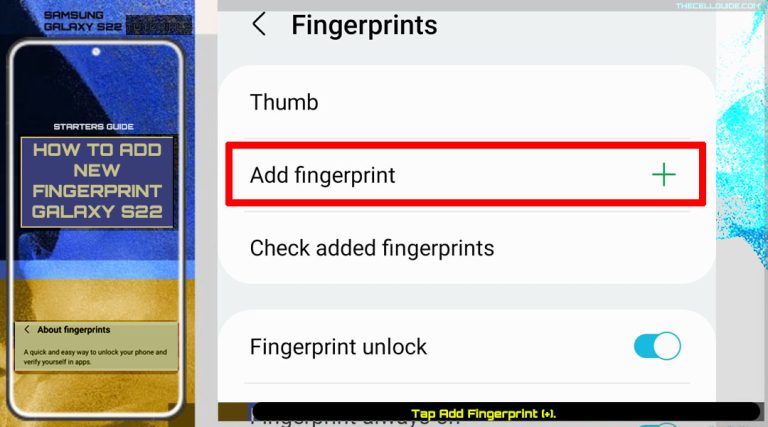how-to-register-or-add-fingerprint-on-samsung-galaxy-s22-oneui-4-1