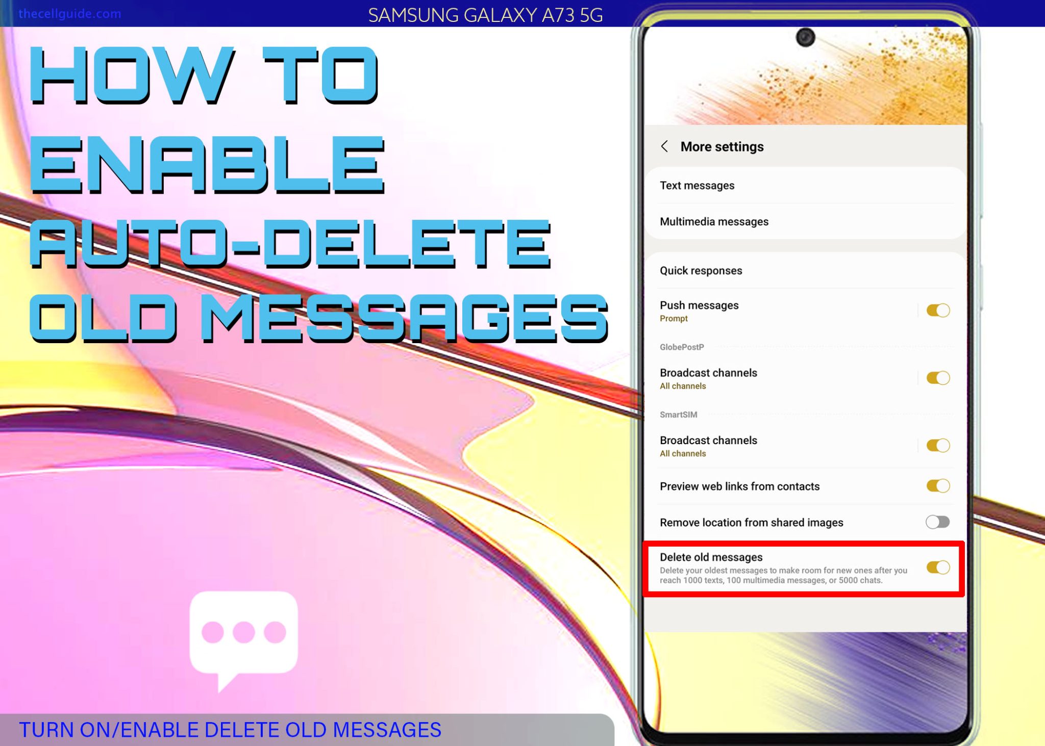 how-to-enable-auto-delete-old-messages-feature-on-samsung-galaxy-a73-5g