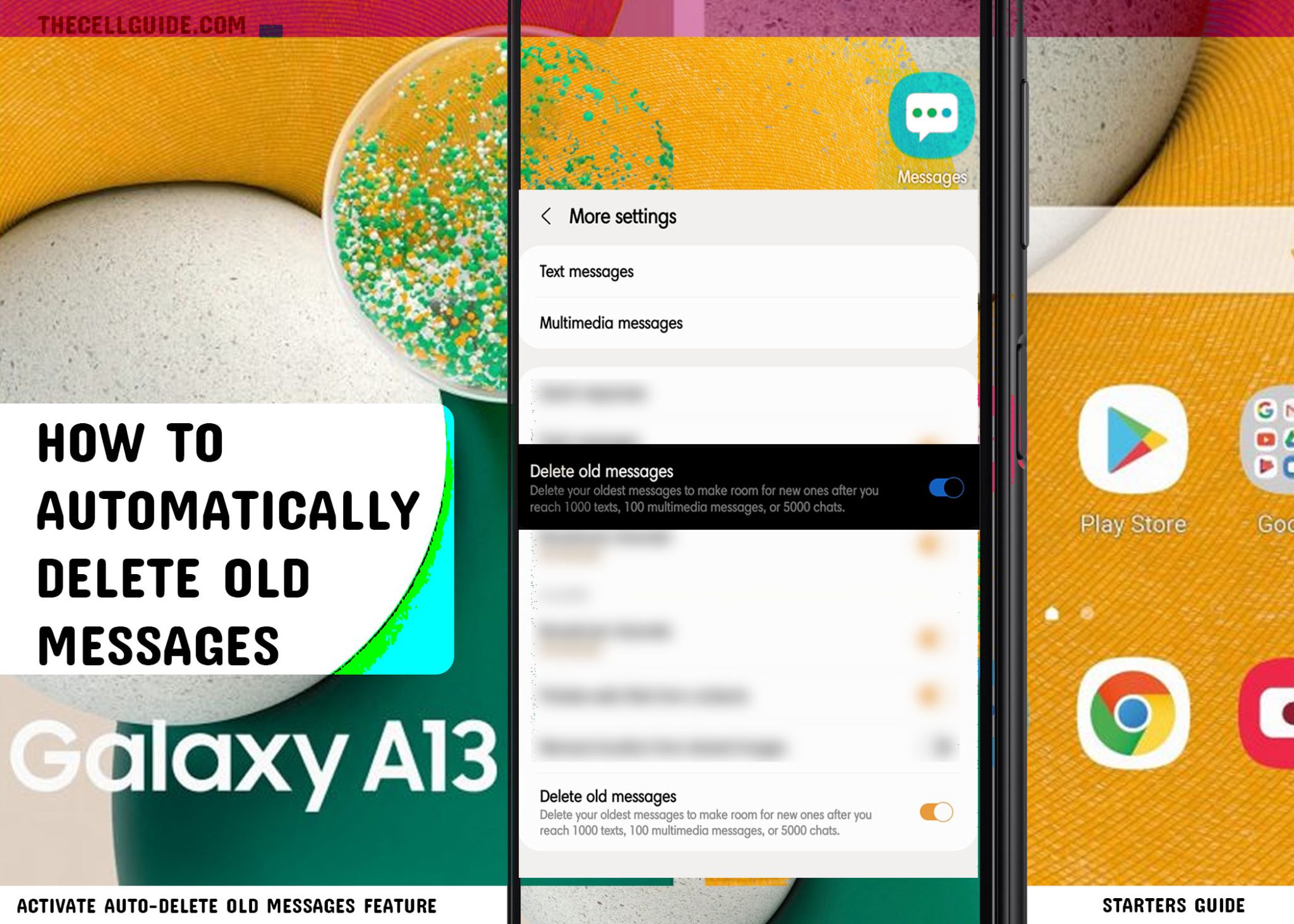 How To Automatically Delete Old Messages On Galaxy A13 5g