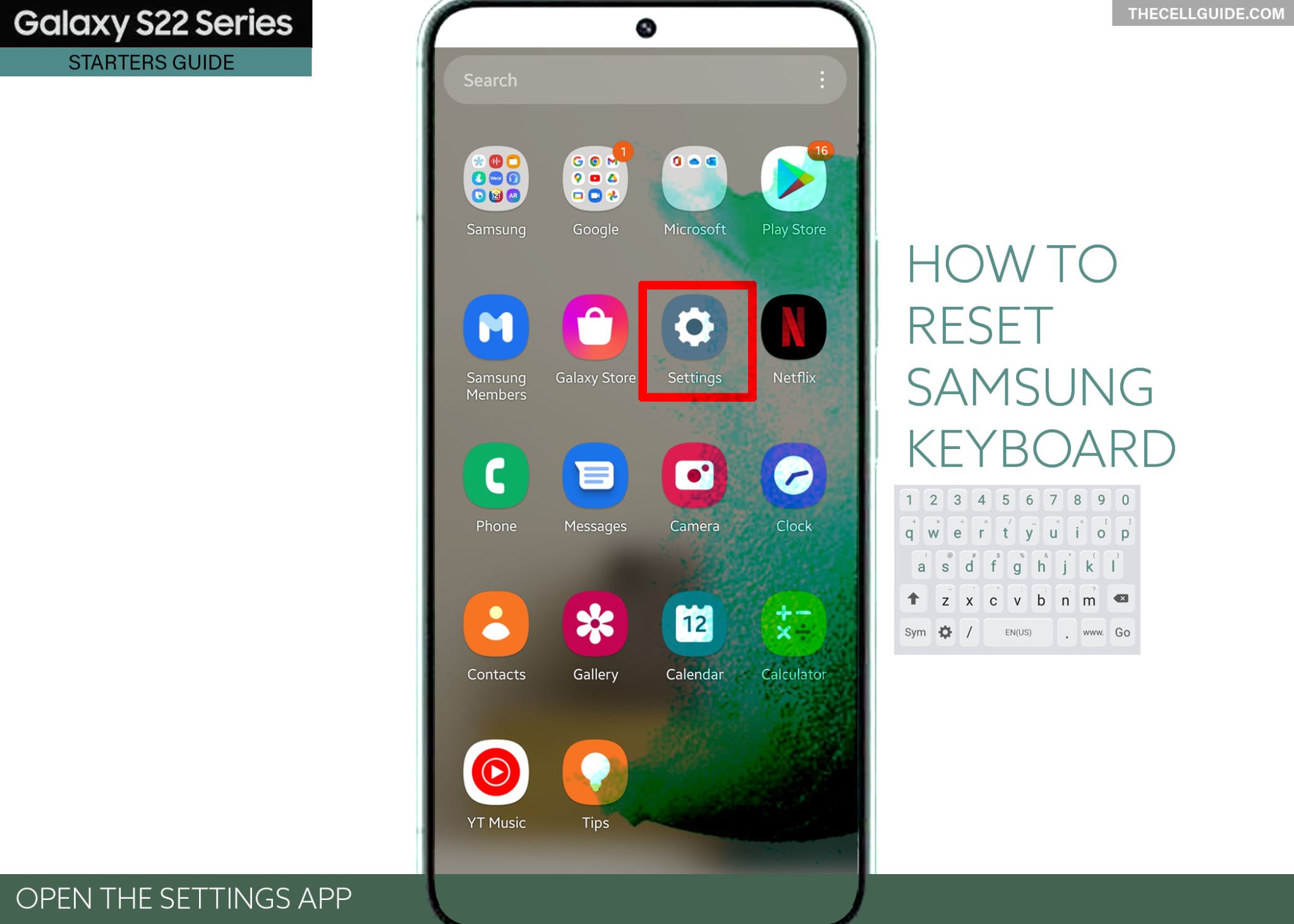 How To Reset Keyboard Settings On Galaxy S22 One UI 4 1 