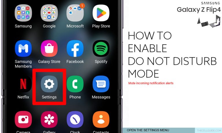 How To Enable Do Not Disturb Mode On Galaxy Z Flip4 how-to-enable-do-not-disturb-mode-on-galaxy-z-flip4
